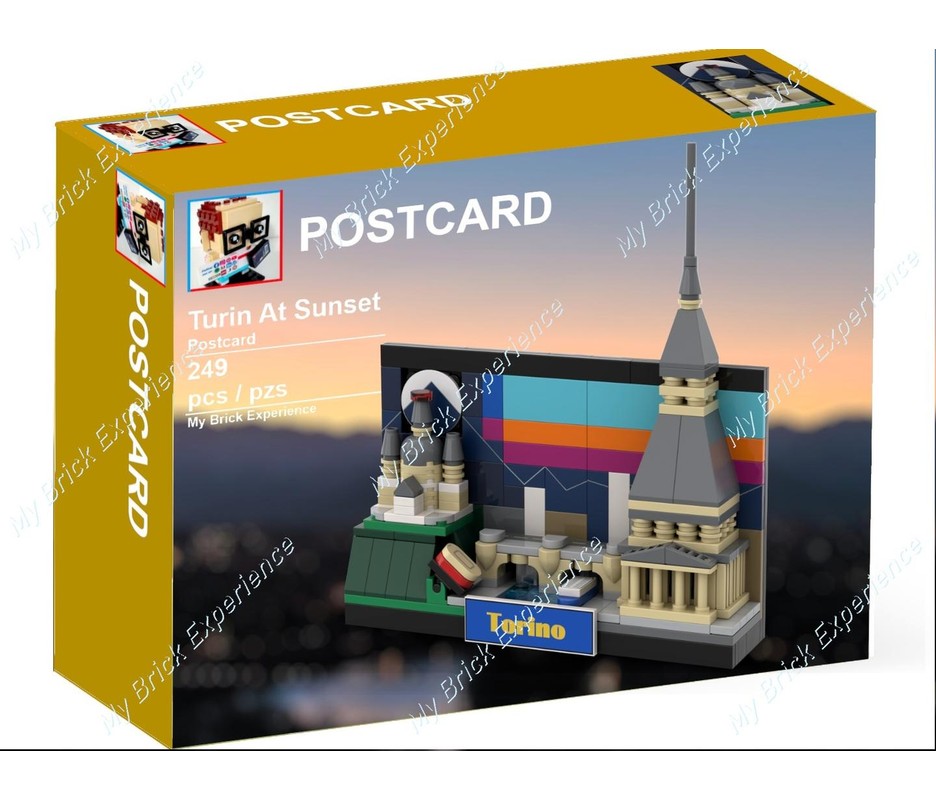 LEGO MOC-225106 POSTCARD - Turin At The Sunset by Mybrickexperience ...