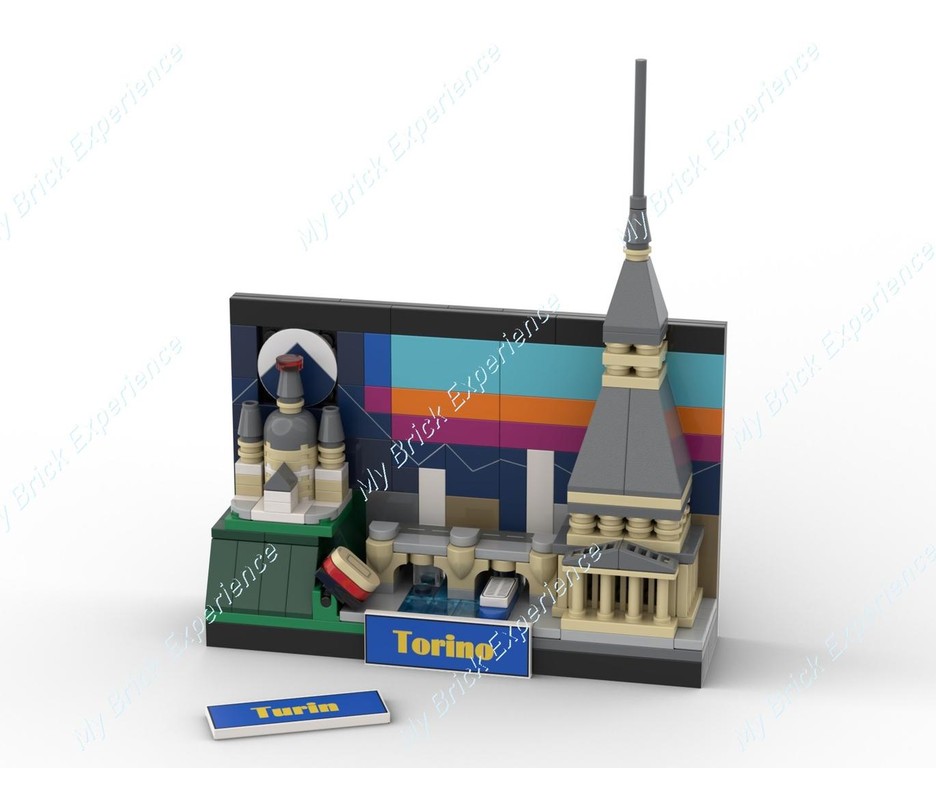 LEGO MOC-225106 POSTCARD - Turin At The Sunset by Mybrickexperience ...