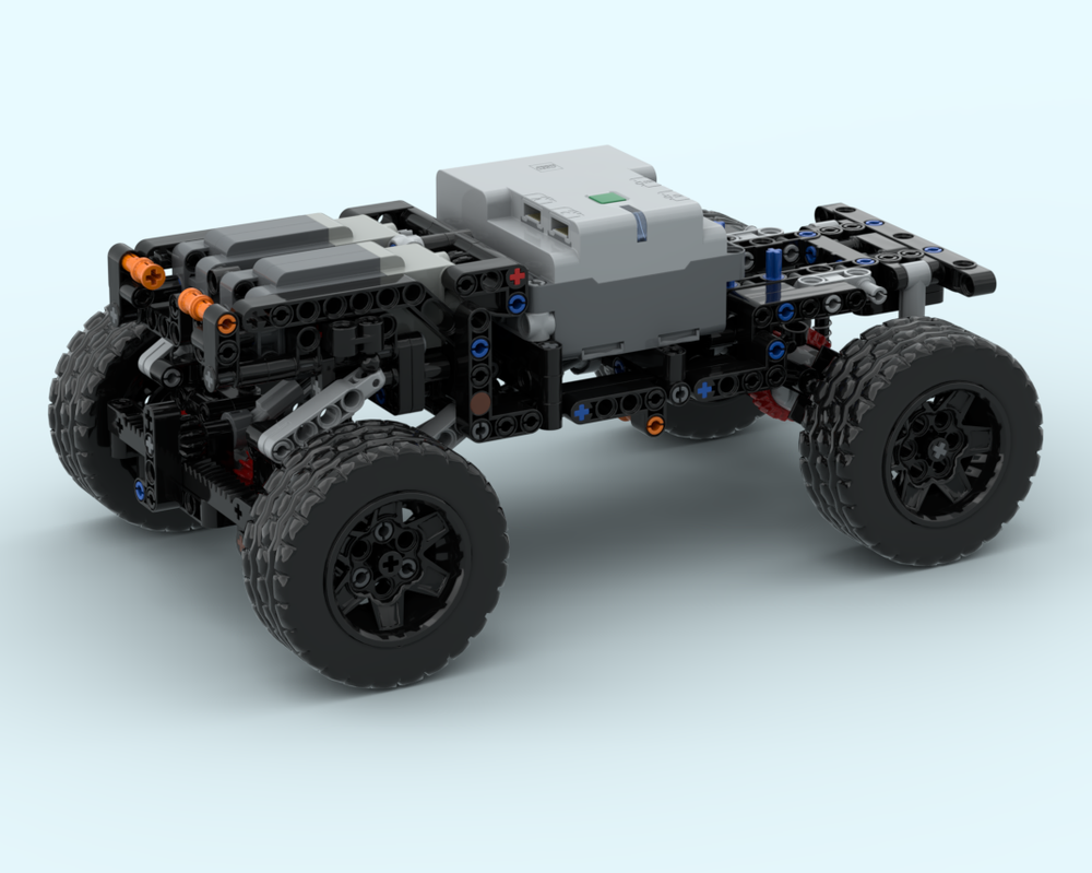 LEGO MOC Lada niva 2 c+ l motors chassis by Hrom4k_lego_technic ...