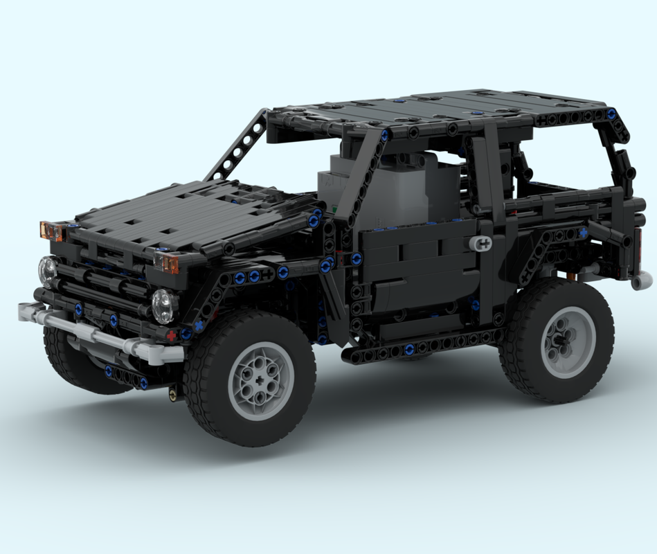 LEGO MOC Combo of lada niva c+ chassis v1 + stock body by Hrom4k_lego ...