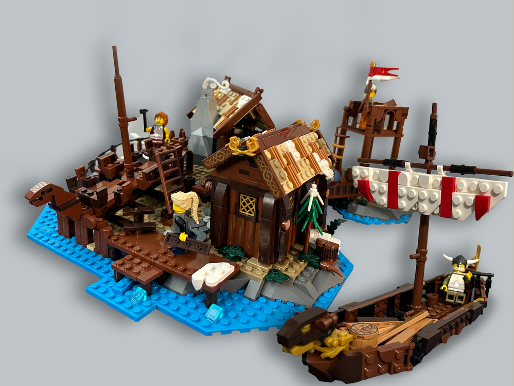 LEGO MOC-225129 Viking Shipyard by Sir BuildsALot | Rebrickable - Build ...
