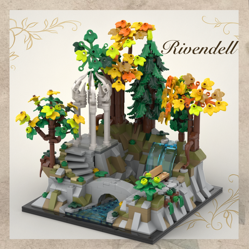 LEGO MOC pavilion of Rivendell — Elven realm series by Lunyue ...