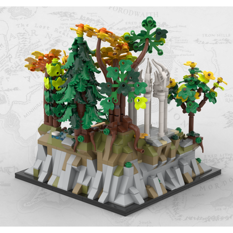 LEGO MOC-225130 pavilion of Rivendell — Elven realm series by Lunyue ...