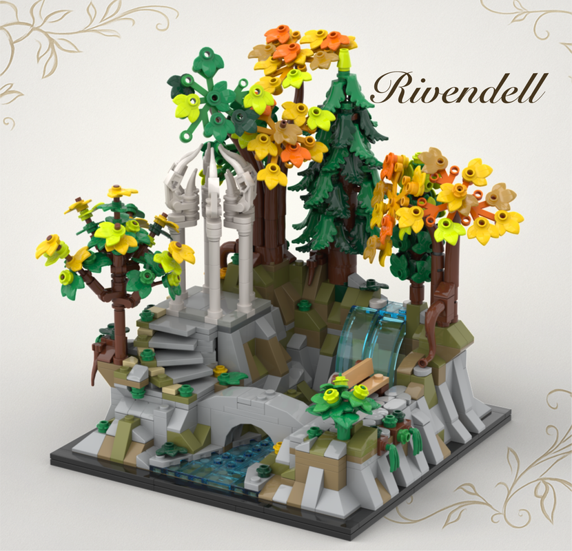LEGO MOC pavilion of Rivendell — Elven realm series by Lunyue ...