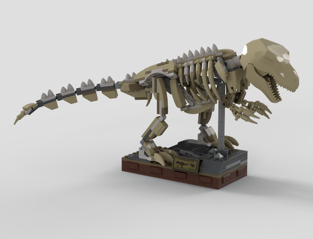 LEGO MOC Tyrannosaurus Rex Fossil by legOtaku | Rebrickable - Build ...