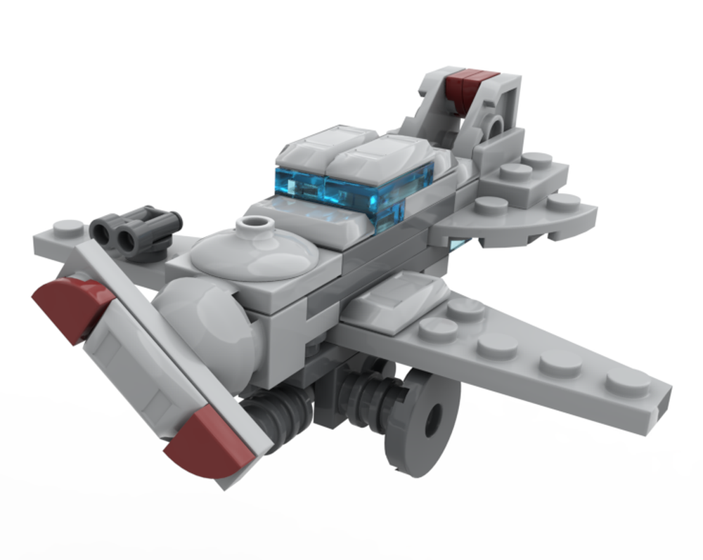 LEGO MOC Single prop fighter plane by Babylonbuild | Rebrickable ...