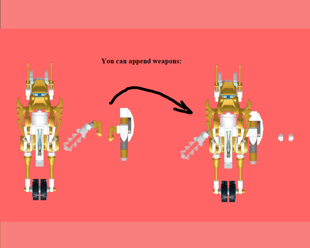 LEGO MOC Cybertronian motorcycle (alt mode for my Transformers ...