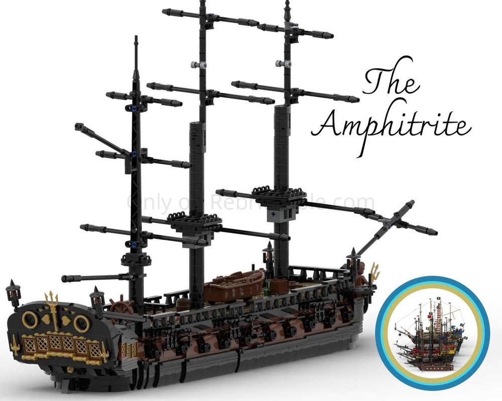 LEGO MOC The Amphitrite | Pirate Ship by The Pirate Shipwright ...