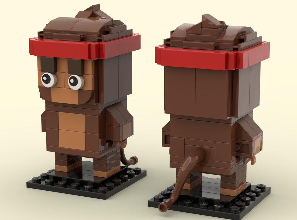LEGO MOC BTD 6 Dart Monkey Brickheadz by Effizienter | Rebrickable ...