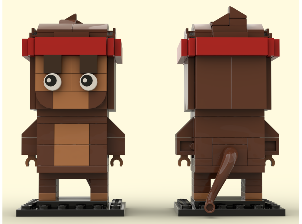 LEGO MOC BTD 6 Dart Monkey Brickheadz by Effizienter | Rebrickable ...