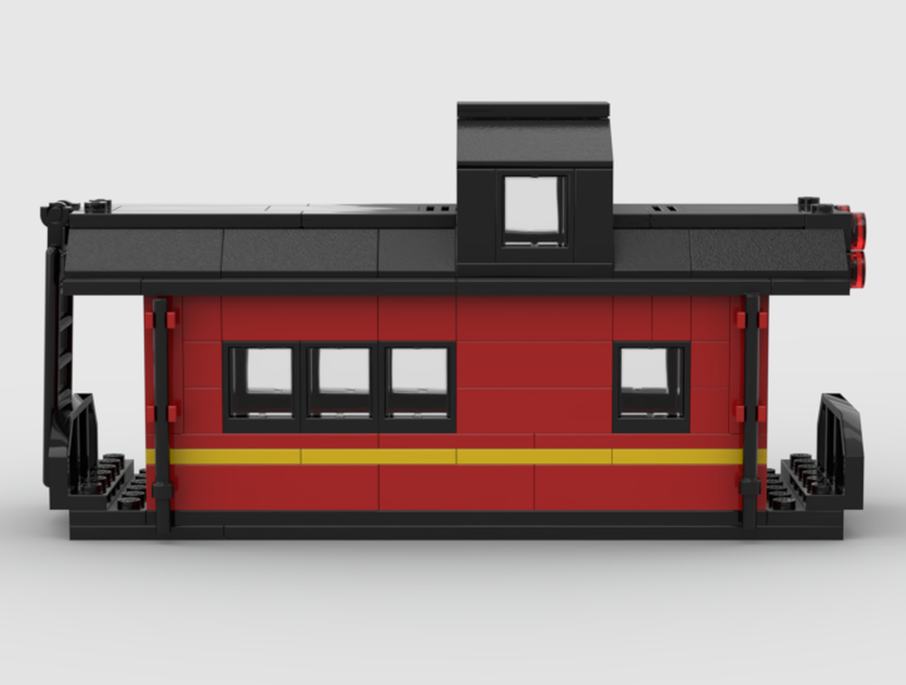 LEGO MOC caboose by Bopoɓylllek | Rebrickable - Build with LEGO