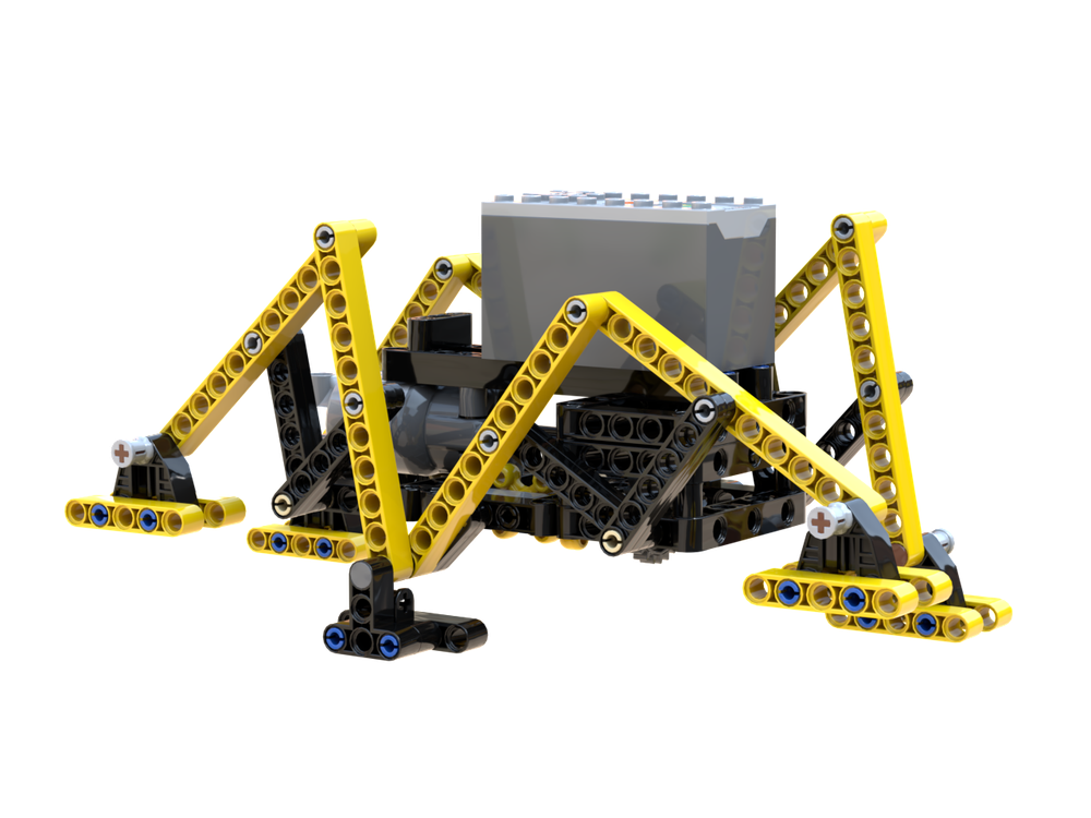 LEGO MOC Walker Robot #7 by bloco_de_ideias | Rebrickable - Build with LEGO
