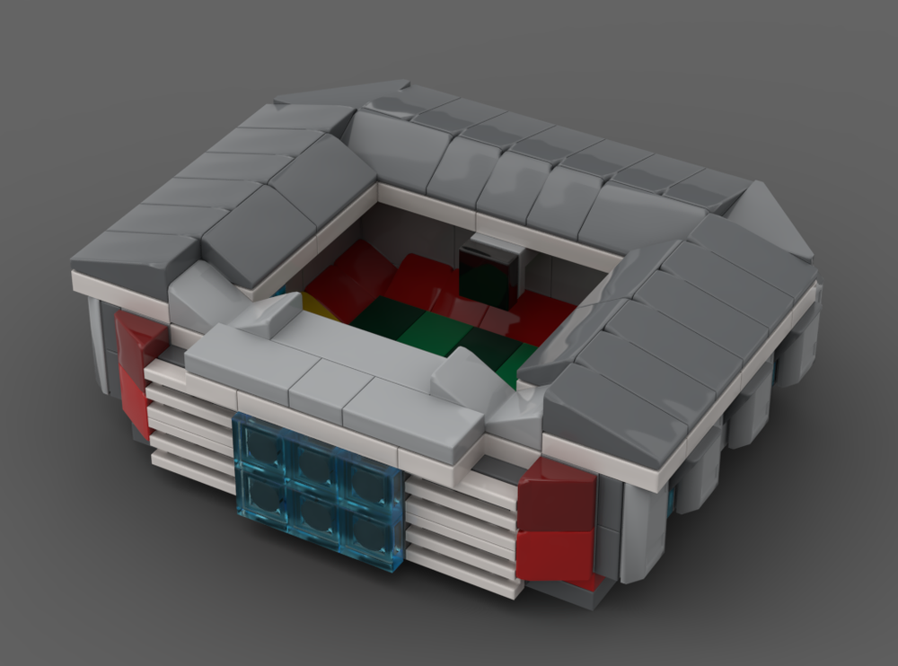 LEGO MOC Fritz Walter Stadion Kaiserslautern by Stizza | Rebrickable ...