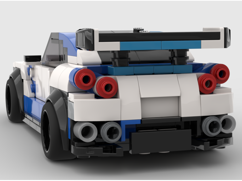 LEGO MOC-225187 76922 Nissan GTR by JDPMOCS | Rebrickable - Build with LEGO