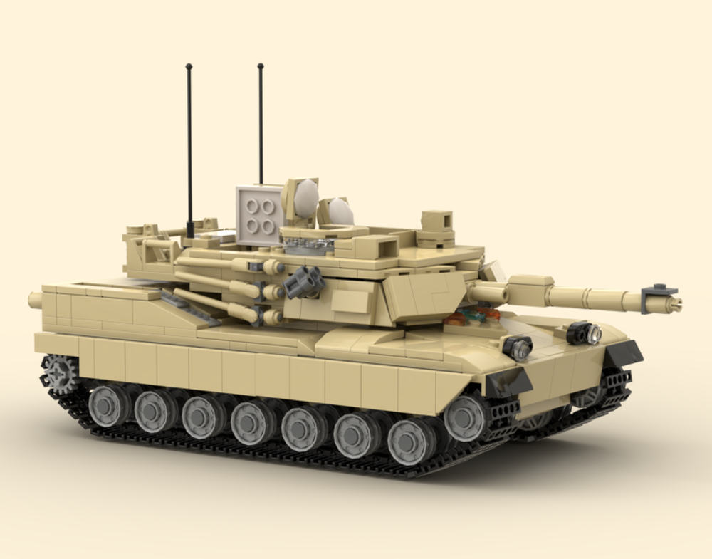 LEGO MOC M1A2 Abrams V2 by Superdandy | Rebrickable - Build with LEGO