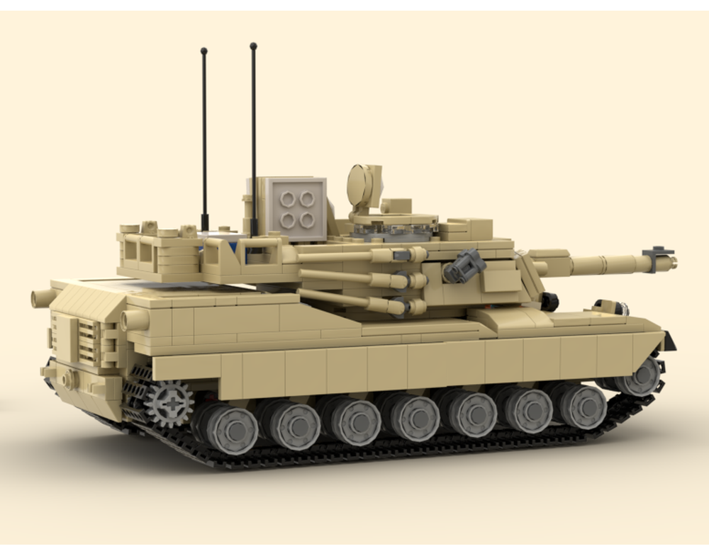 LEGO MOC M1A2 Abrams V2 by Superdandy | Rebrickable - Build with LEGO