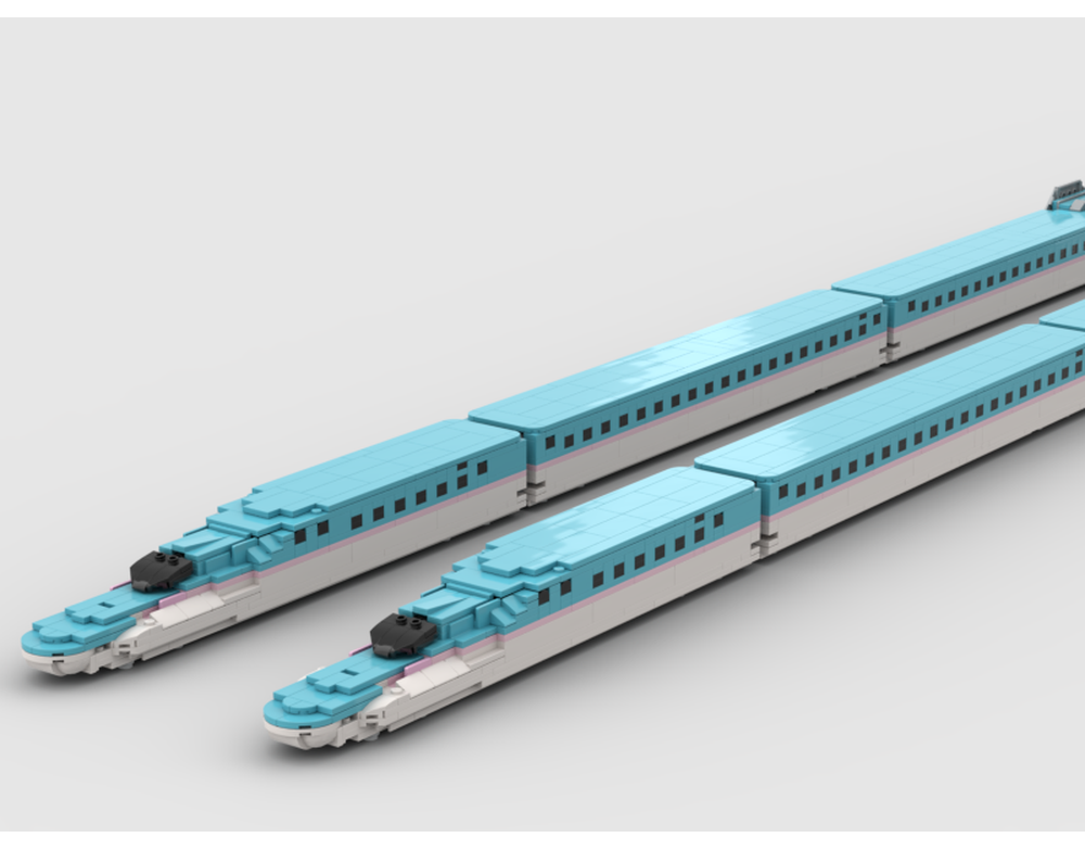 LEGO MOC E5 Shinkansen by BasicBuilder23 | Rebrickable - Build with LEGO