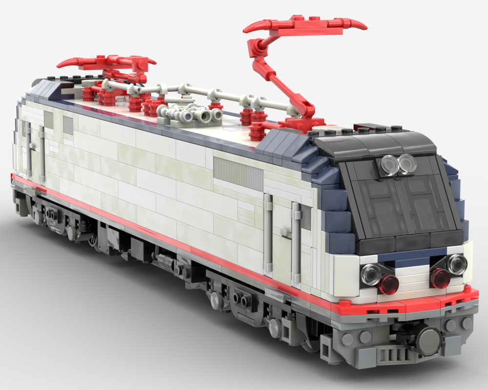 LEGO MOC-225207 Amtrak ACS-64 by Exie_Baby | Rebrickable - Build with LEGO