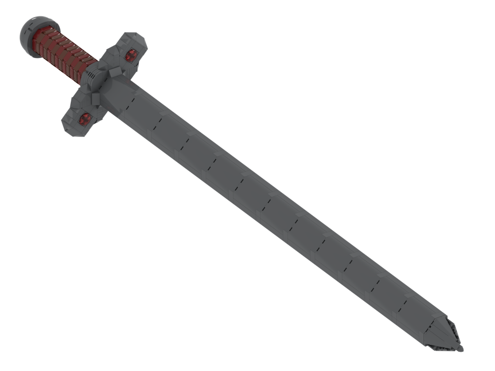 LEGO MOC Ruby Sword by Brick_Lizard | Rebrickable - Build with LEGO