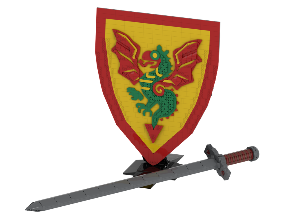 LEGO MOC Ruby Sword by Brick_Lizard | Rebrickable - Build with LEGO