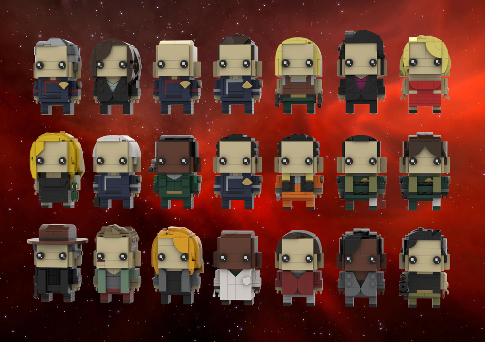 LEGO MOC Battlestar Galactica Brickheadz Bundle by RetroBrix ...