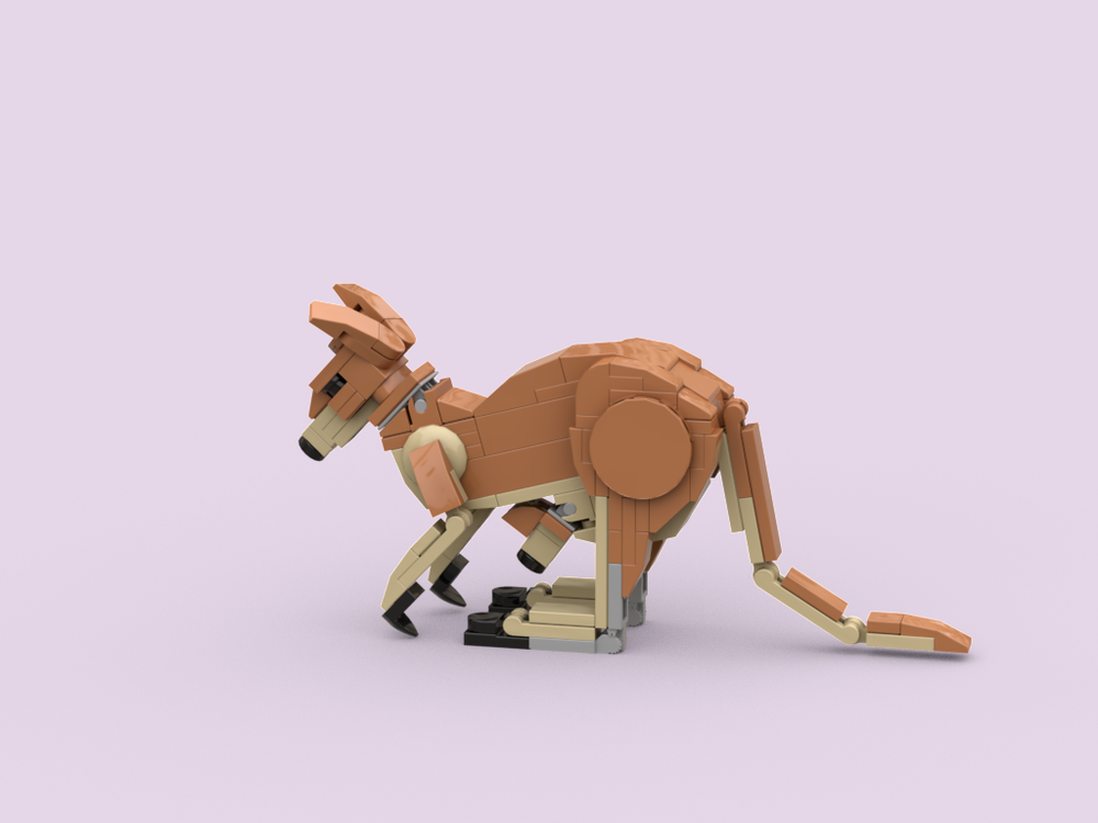 LEGO MOC Red Kangaroo by Kostack | Rebrickable - Build with LEGO