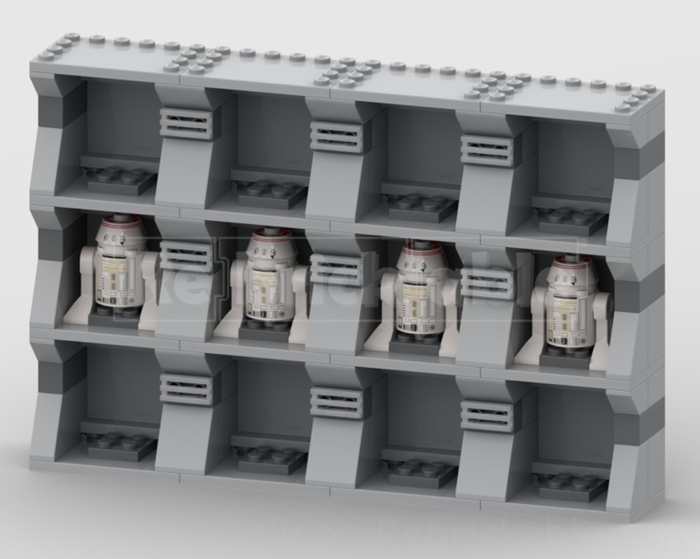 LEGO MOC-225237 Display for Astromech minifigures by Fantasts ...