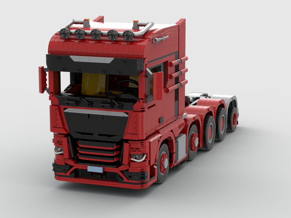 LEGO MOC MAN TGX 10X4 truck（tractor） by LingKong | Rebrickable - Build with LEGO