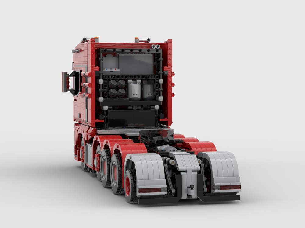 LEGO MOC MAN TGX 10X4 truck（tractor） by LingKong | Rebrickable - Build with LEGO