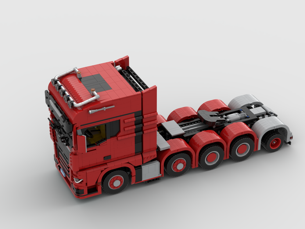 LEGO MOC MAN TGX 10X4 truck（tractor） by LingKong | Rebrickable - Build with LEGO