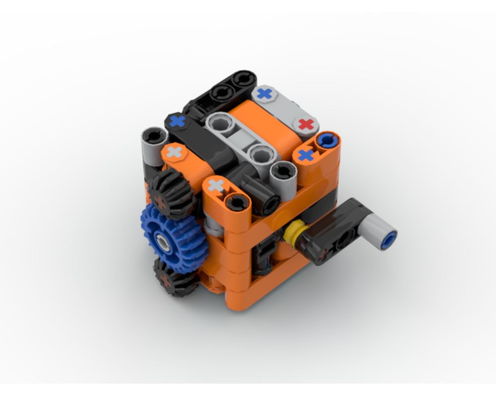 Lego Moc 42093 Fidget Cube By Retroremake Rebrickable Build With Lego