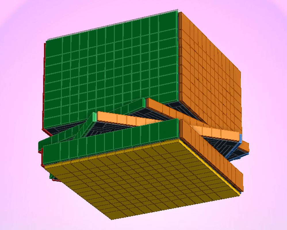 LEGO MOC Non-Functional 12x12 Puzzle Cube by BrickySteve | Rebrickable ...