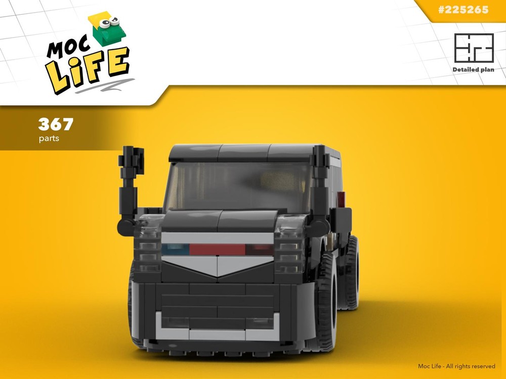 LEGO MOC-225265 Presidential state car 'The Beast' by MocLife ...