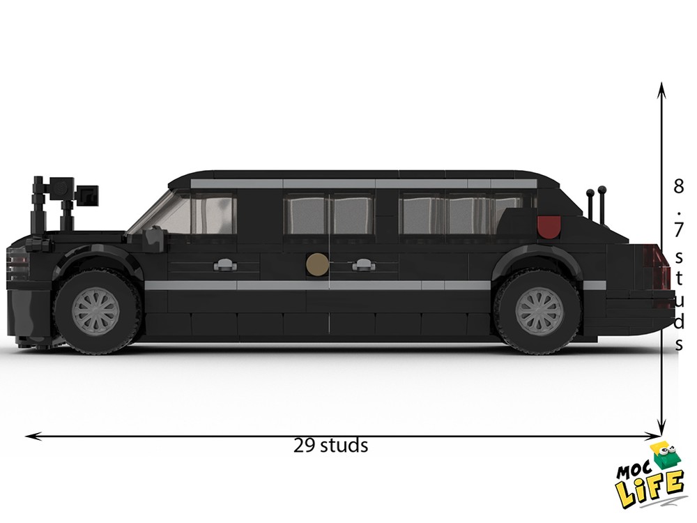 LEGO MOC-225265 Presidential state car 'The Beast' by MocLife ...