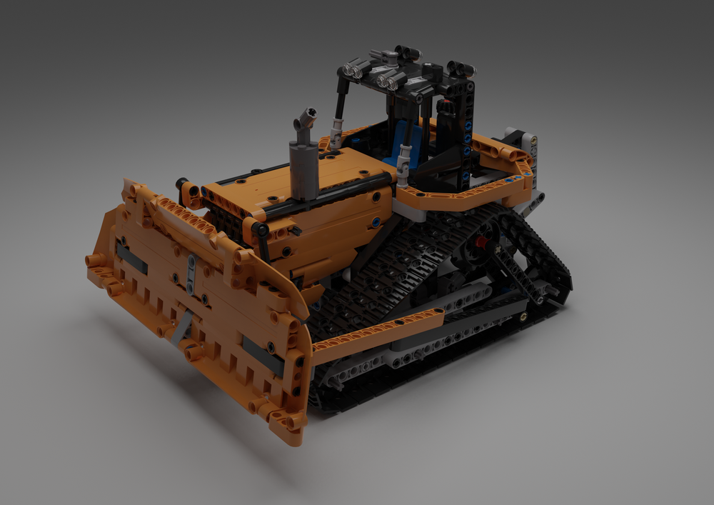 LEGO MOC Bulldozer (42038 C-Model) by B4 | Rebrickable - Build with LEGO