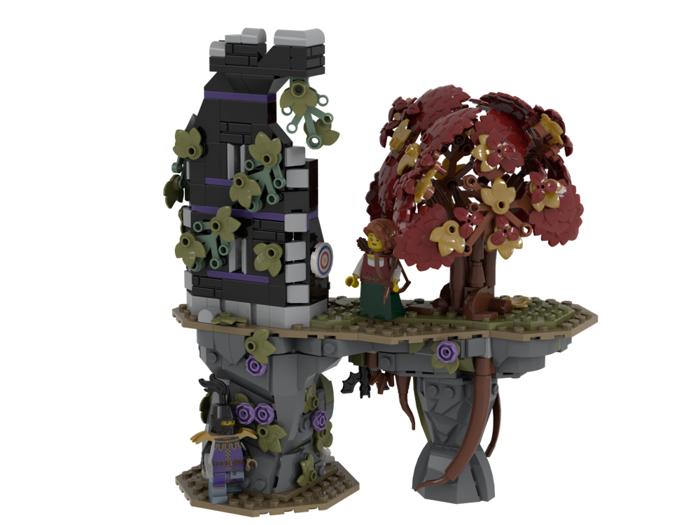 LEGO MOC Medieval Tower Ruins by Scorpio13 | Rebrickable - Build with LEGO