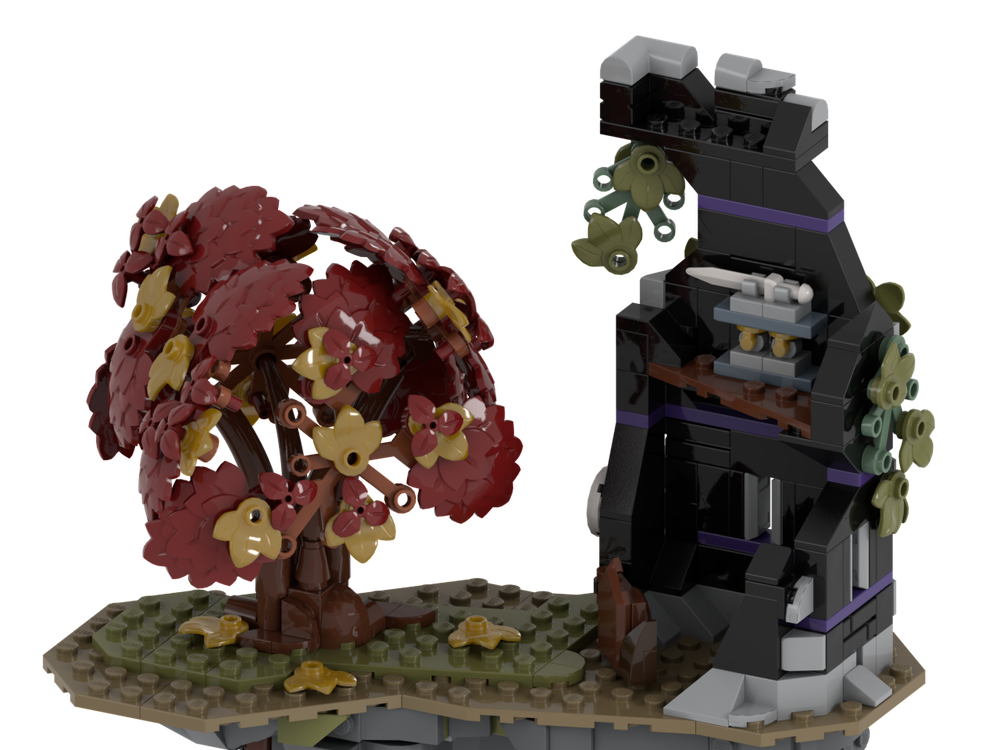 LEGO MOC Medieval Tower Ruins by Scorpio13 | Rebrickable - Build with LEGO