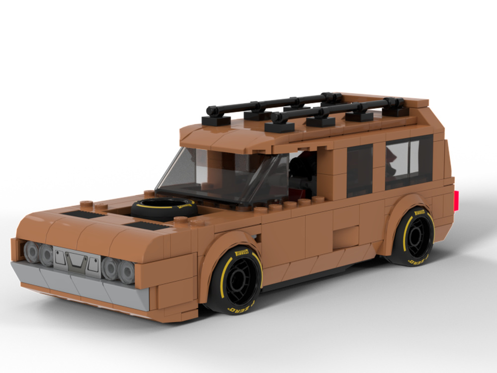 LEGO MOC drag station wagon by Littlehof5 | Rebrickable - Build with LEGO