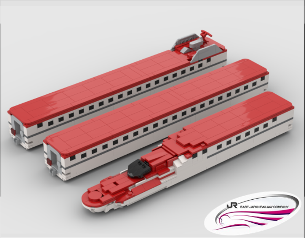 LEGO MOC E6 Shinkansen by BasicBuilder23 | Rebrickable - Build with LEGO
