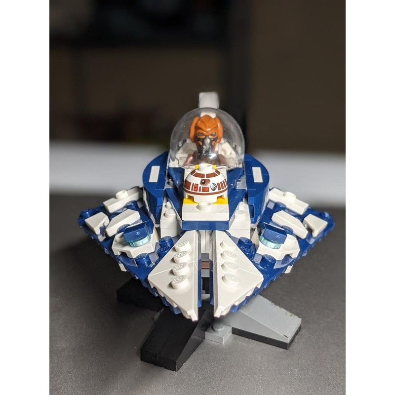 LEGO MOC 75400 Plo Koon Starfighter x2 Microfighter + Windscreen Mod by ...