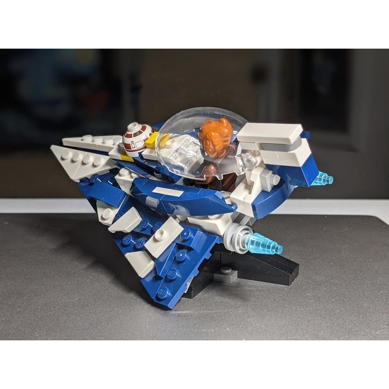 LEGO MOC 75400 Plo Koon Starfighter x2 Microfighter + Windscreen Mod by ...