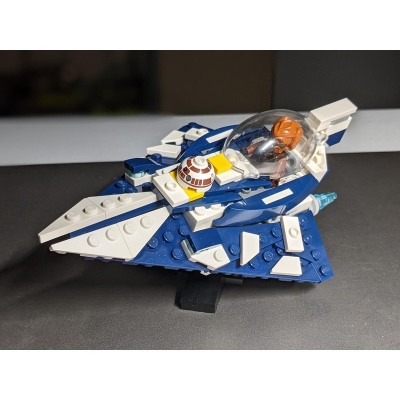 LEGO MOC-225306 75400 Plo Koon Starfighter x2 Microfighter + Windscreen ...