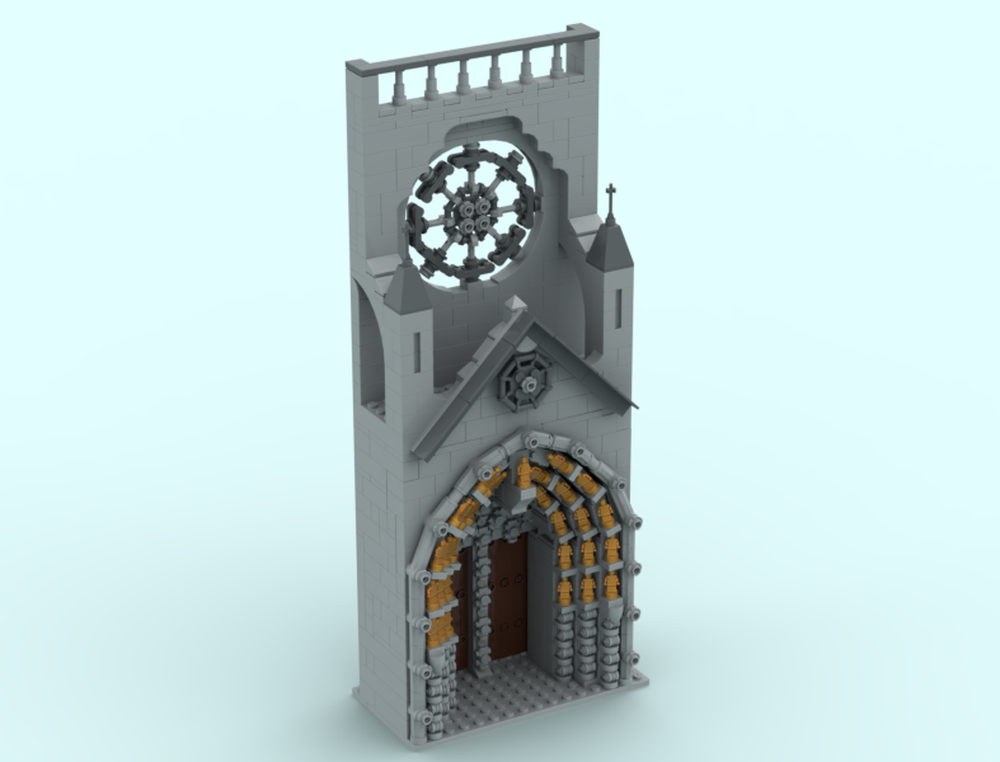 LEGO MOC-225312 Gothic Church Portal by Castle_Builder | Rebrickable ...