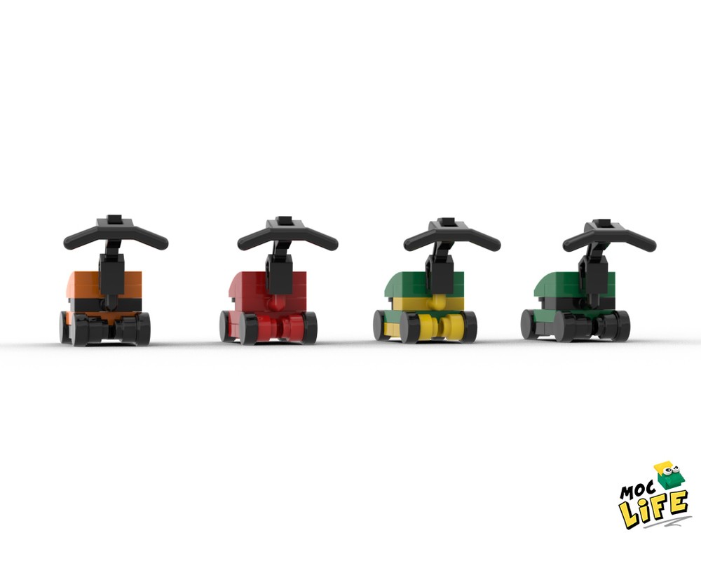 LEGO MOC Lawn mowers by MocLife | Rebrickable - Build with LEGO