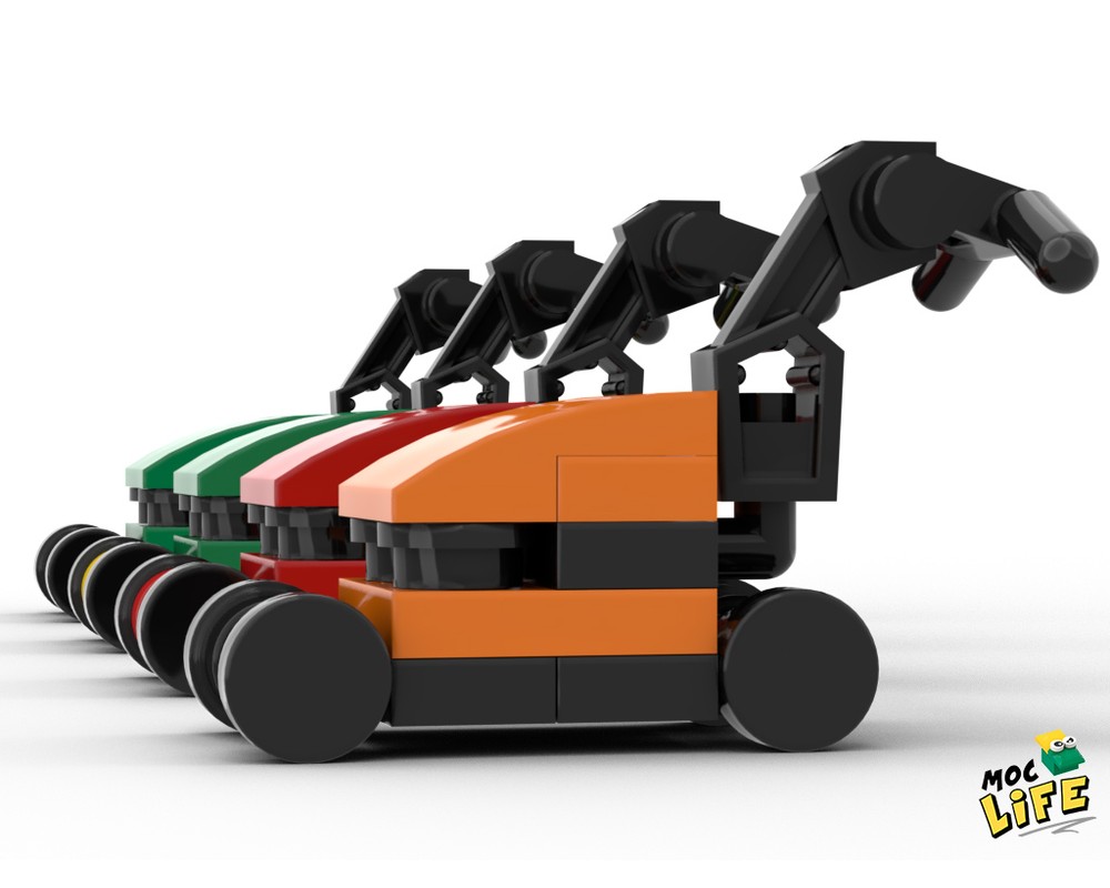 LEGO MOC Lawn mowers by MocLife | Rebrickable - Build with LEGO