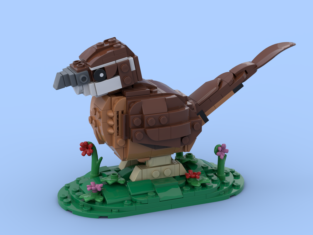 LEGO MOC Carolina Wren by Penguins and plastic | Rebrickable - Build ...