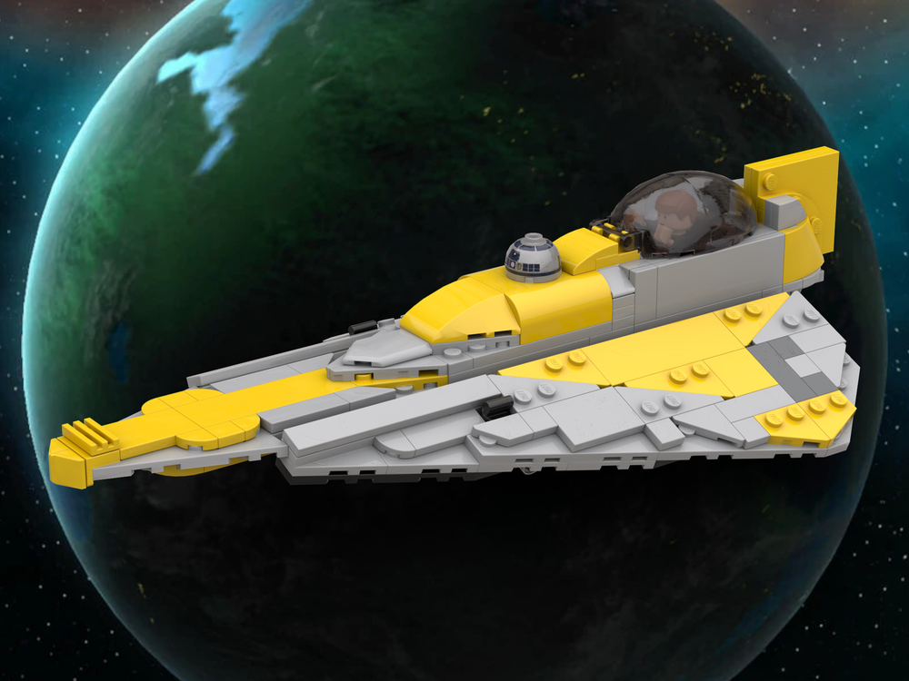 LEGO MOC Anakin Skywalker's Delta-7B Aethersprite-class Starfighter by ...