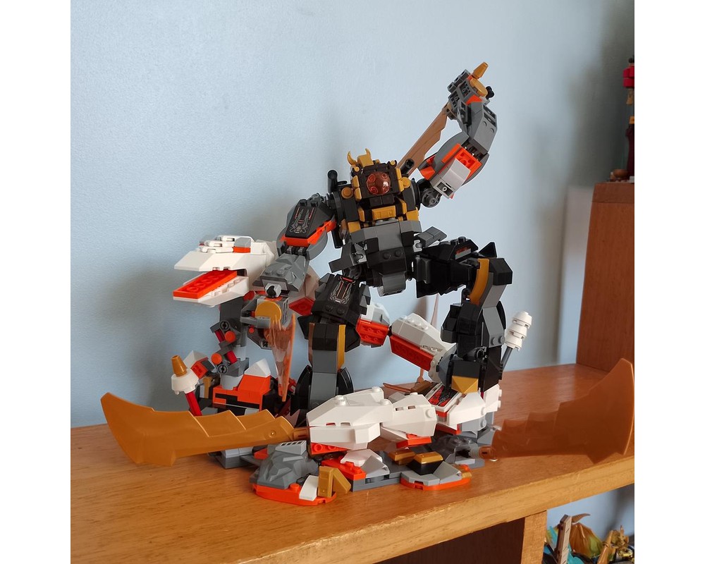 LEGO MOC-225332 Cole's Earth Mech Vs Serpent by ninjaroo66 ...