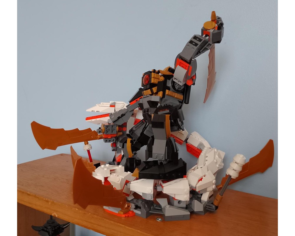 LEGO MOC Cole's Earth Mech Vs Serpent by ninjaroo66 | Rebrickable ...