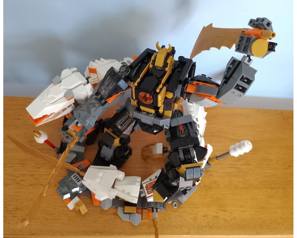 LEGO MOC Cole's Earth Mech Vs Serpent by ninjaroo66 | Rebrickable ...